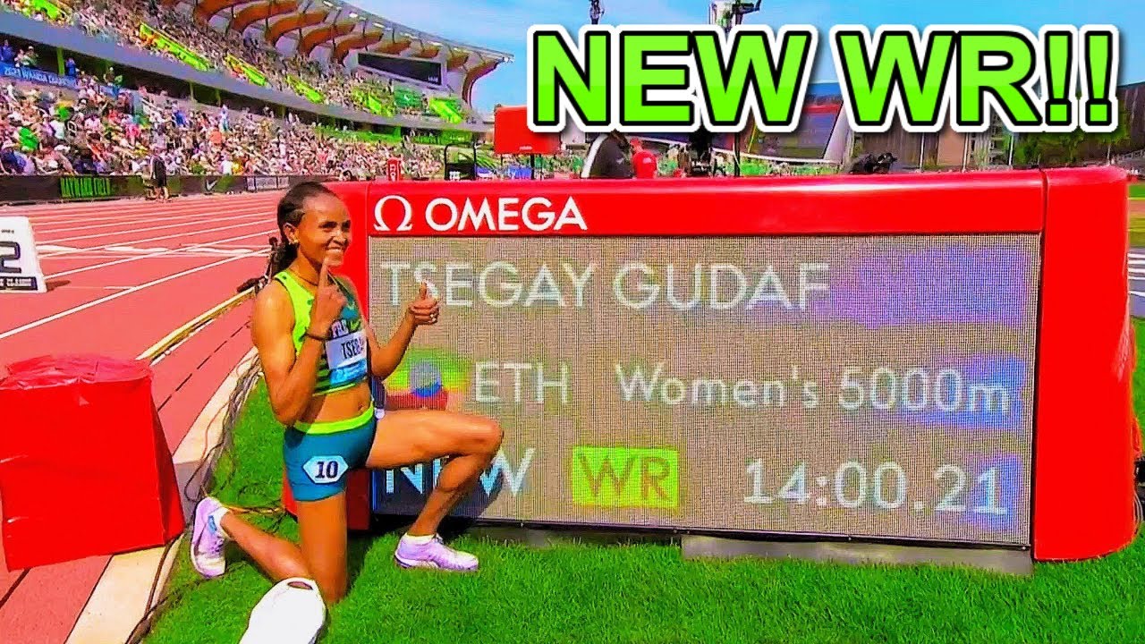 Dudaf Tsegay Women's 5000m WORLD RECORD! - YouTube