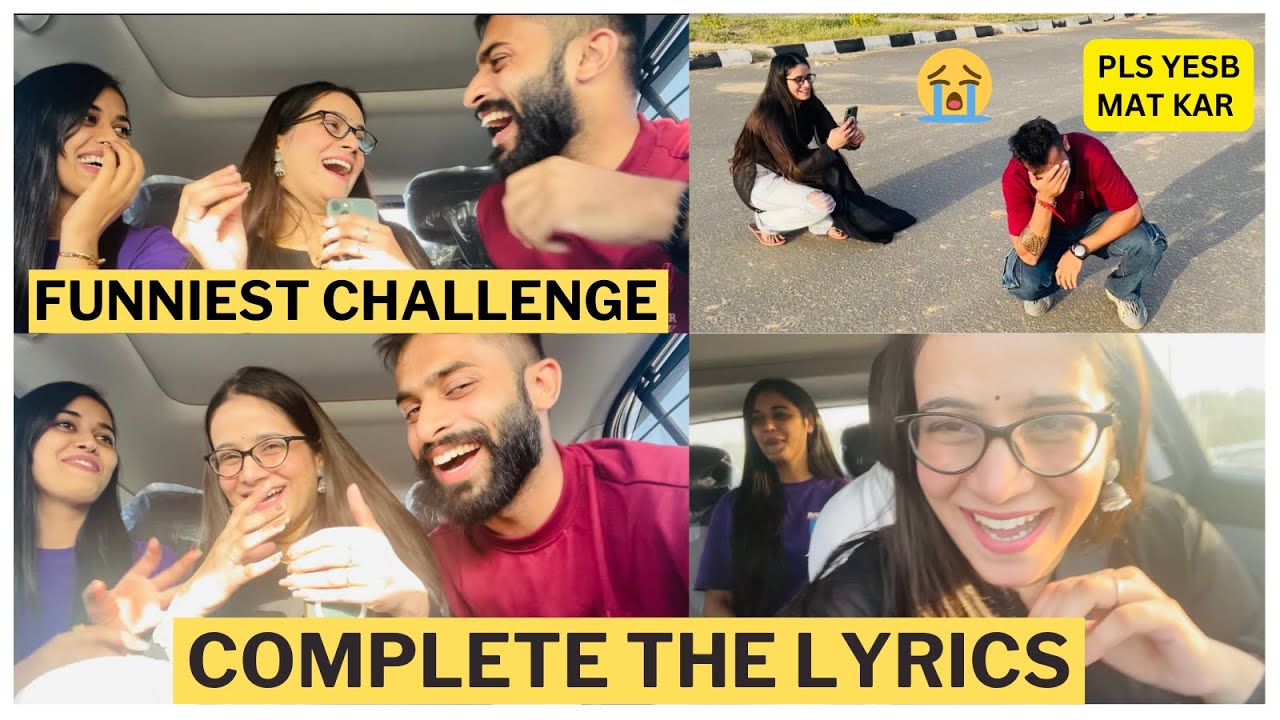 Ultimate 'Finish the Lyrics #challenge ' 😂😂 || Hilarious Music Quiz ...