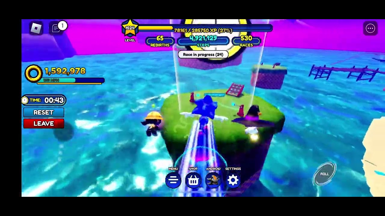 Getting the new chao in sonic speed simulator - YouTube