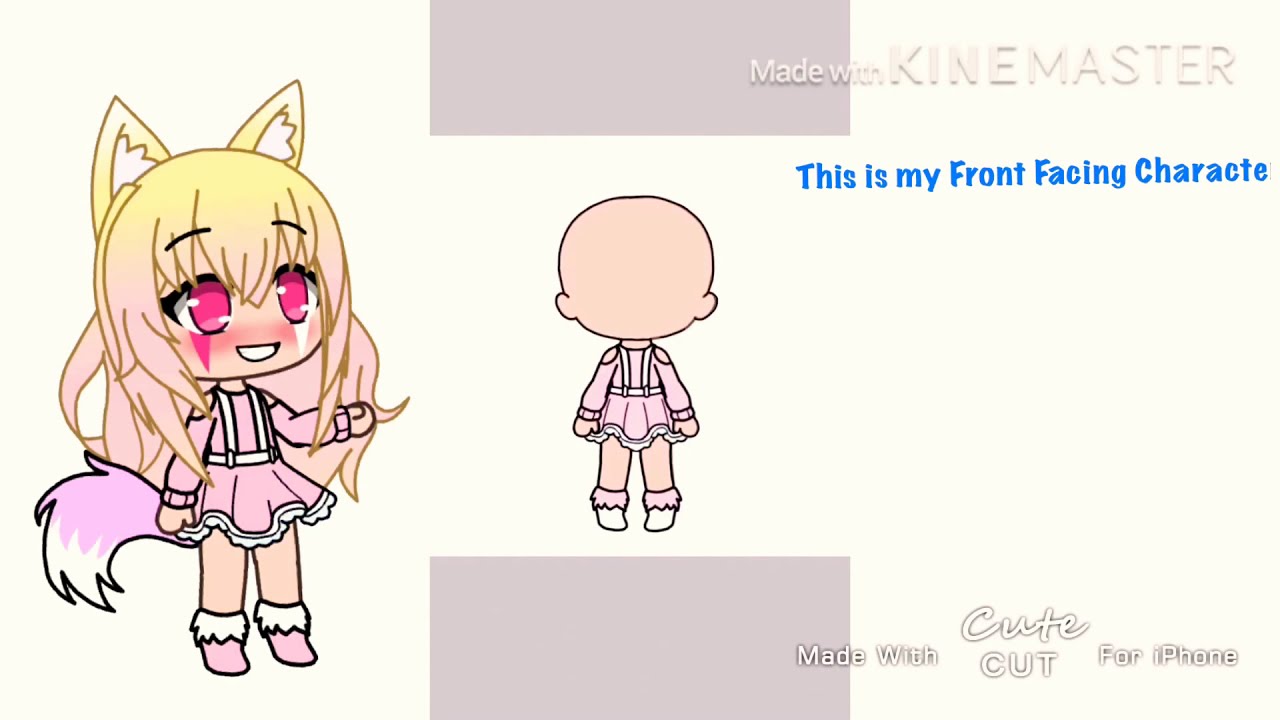 My front facing character from Gacha idk - YouTube