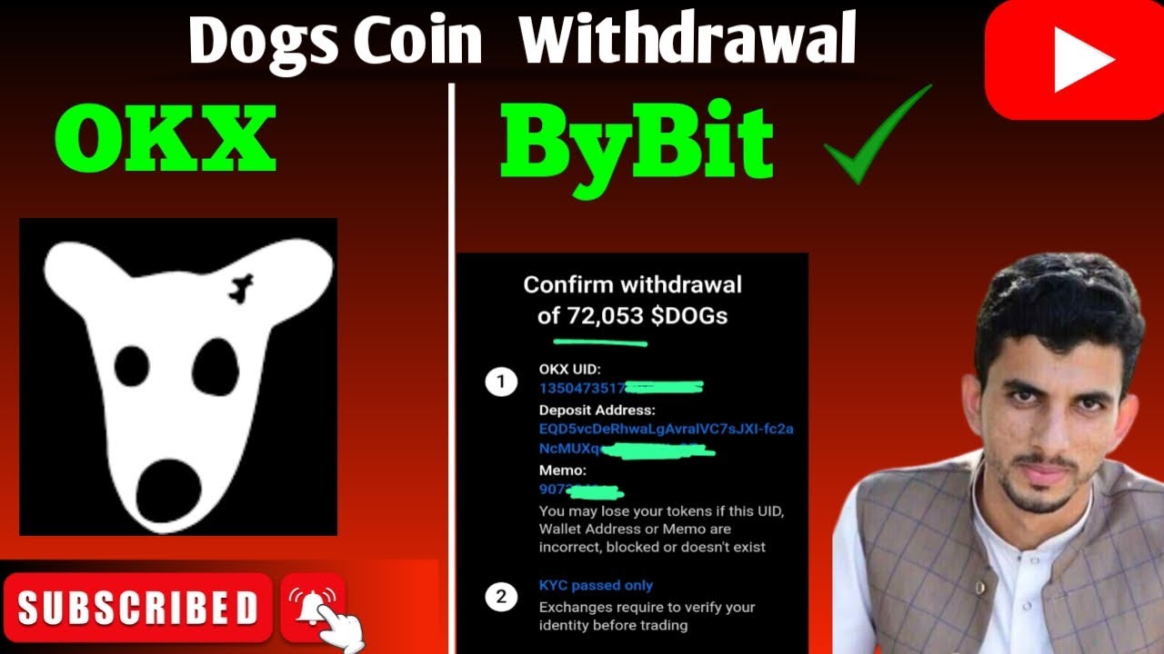 How to withdraw dogs coin in okx || Dogs withdraw in Bybit || Dogs ...
