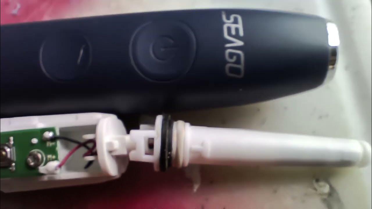 Звуковая зубная щётка Seago IPX7 разборка - YouTube