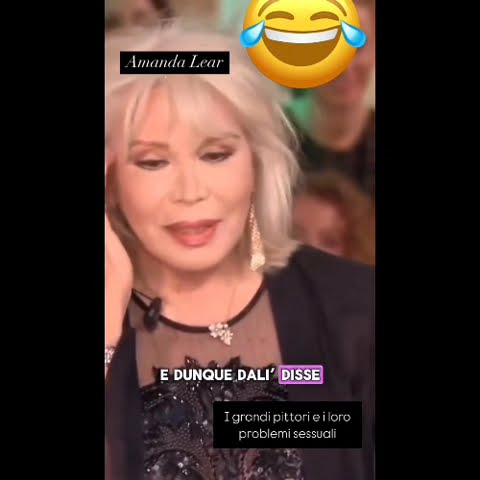 Amanda Lear E le sue gag #memes #perte #humor #funny #ornellavanoni # ...