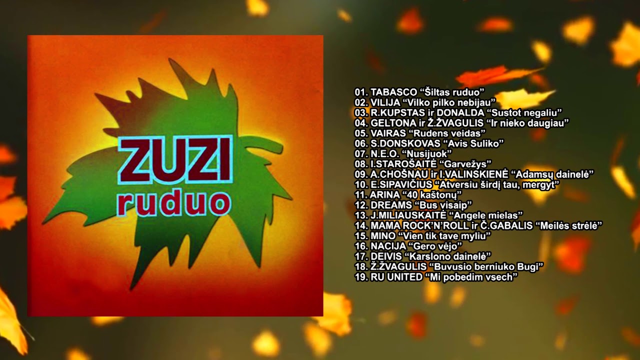 Lietuviška muzika - Geriausios dainos apie rudenį - YouTube