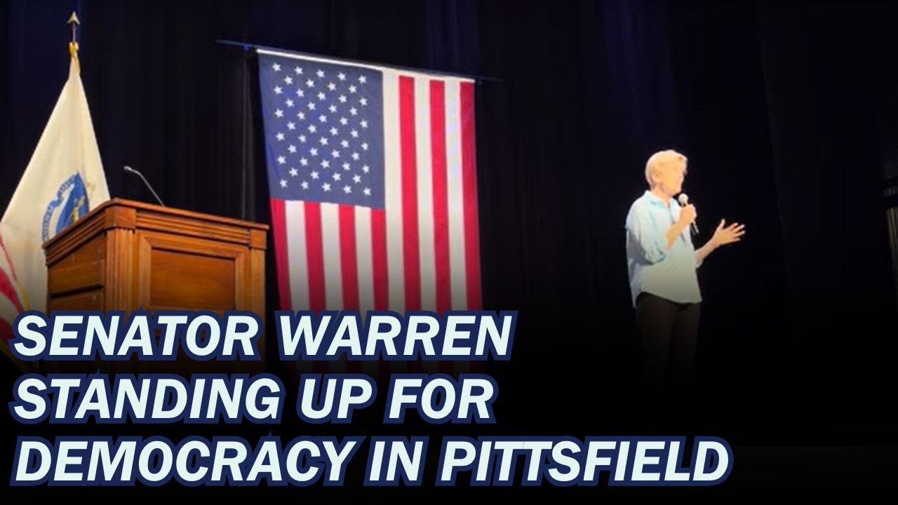 Senator Warren Pittsfield Town Hall - YouTube