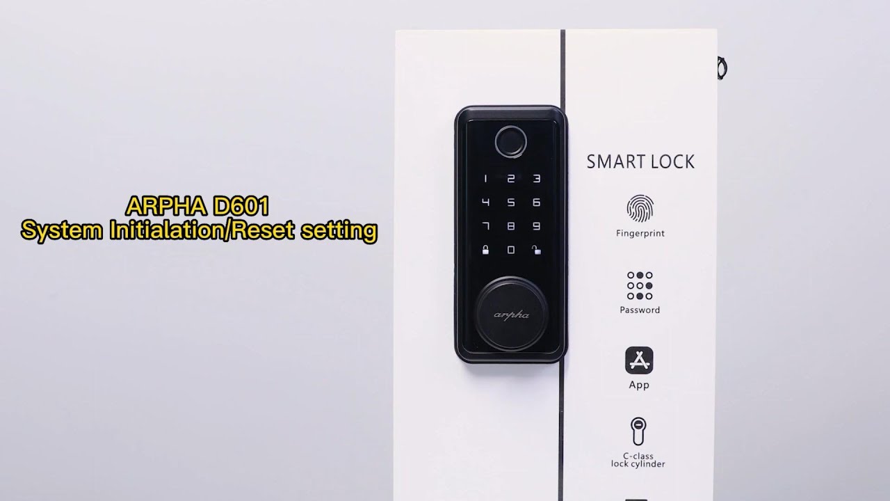 ARPHA D601 System Initialation/Reset setting Video Guide - YouTube