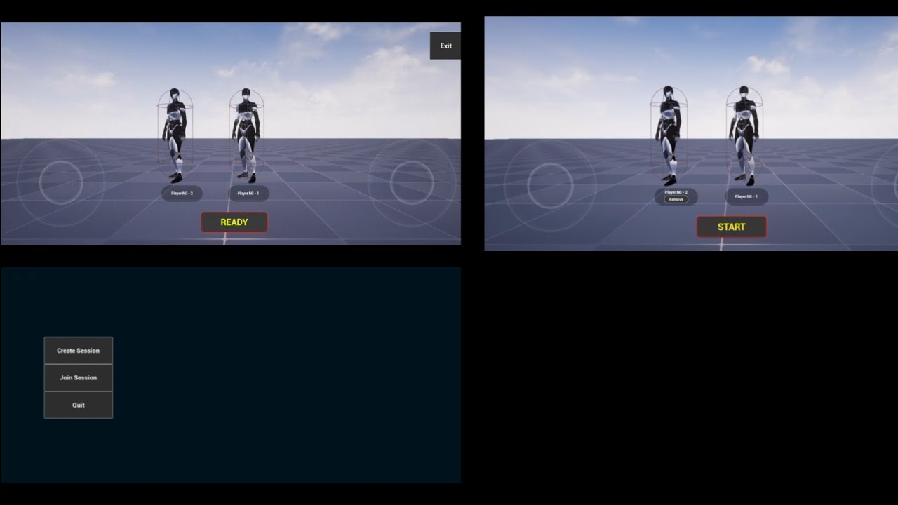 Unreal Engine plugin | Advanced LAN Session Demo V3 | Testing On Phone ...