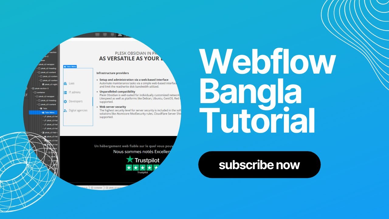 Webflow designing website Bangla tutorial - Part 1 - YouTube