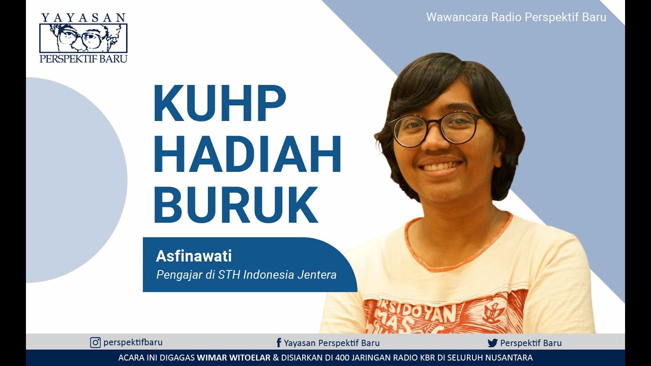 INI BAHAYA UU KUHP!! - Asfinawati - Perspektif Baru - YouTube