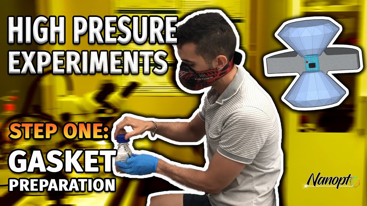 High Pressure Experiments part 1: Preparing the Gasket and closing the ...