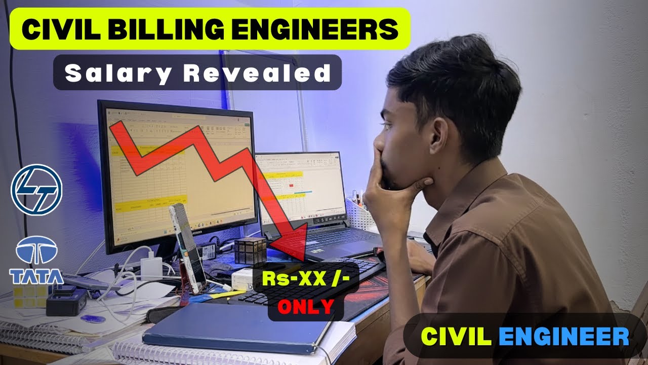 My Real Salary as a Civil Billing Engineer 😳Salary Reality in India ...