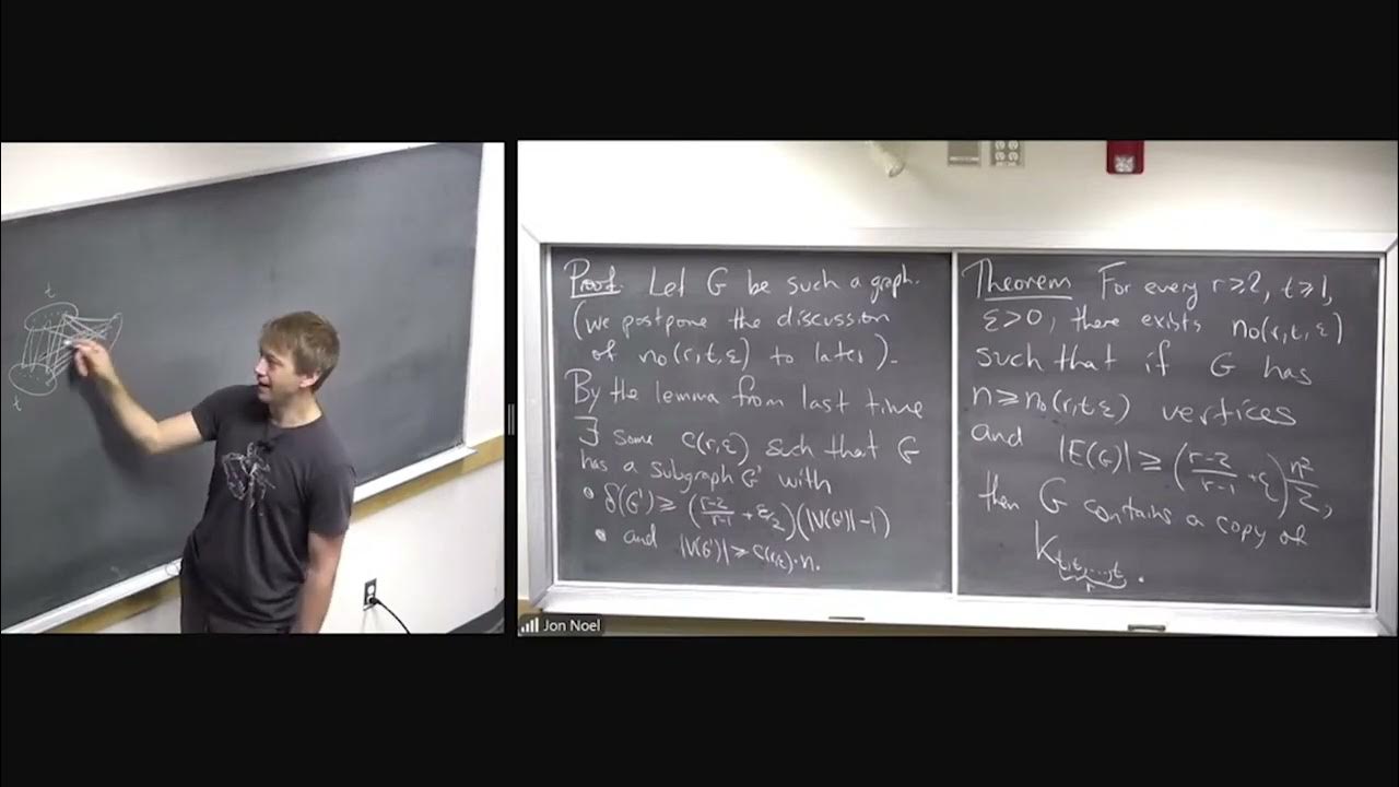 Extremal Combinatorics Lecture 15: Erdős–Stone Theorem Part 2 - YouTube