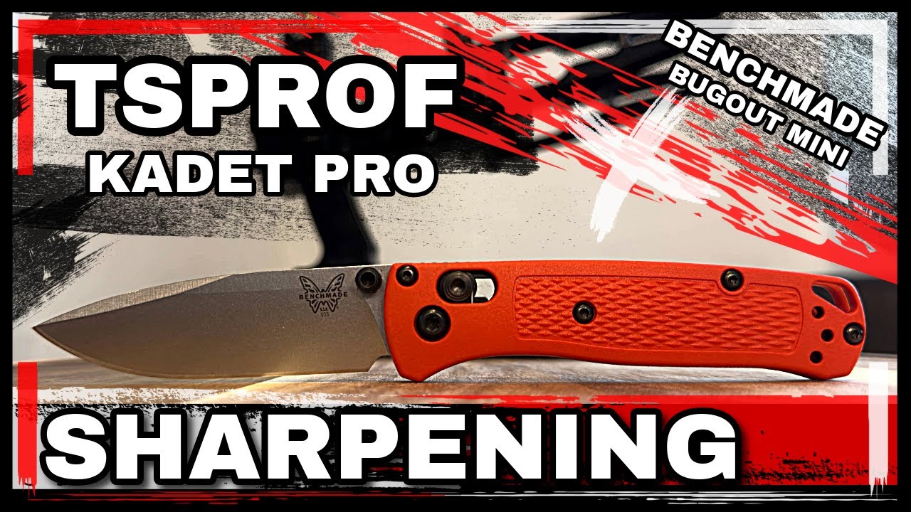 Benchmade Bugout Mini - Knife Sharpening - Bess Test - YouTube