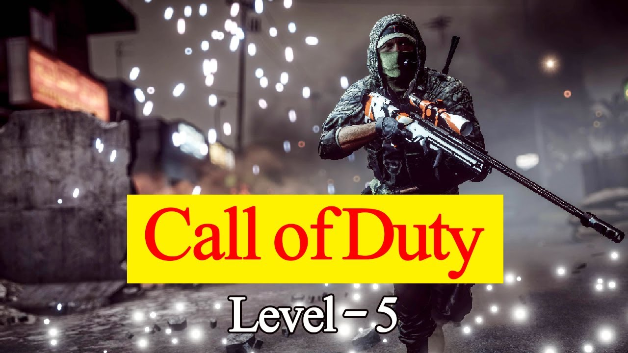Call of Duty gameplay Level 5 | Destroying enemy positions - YouTube