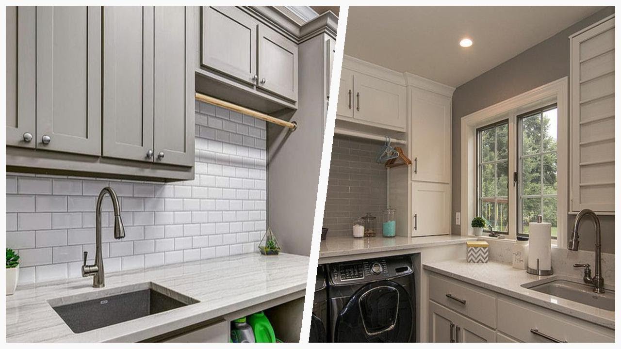 Achieving Elegant Laundry Spaces with Gray Countertops | Designer ...