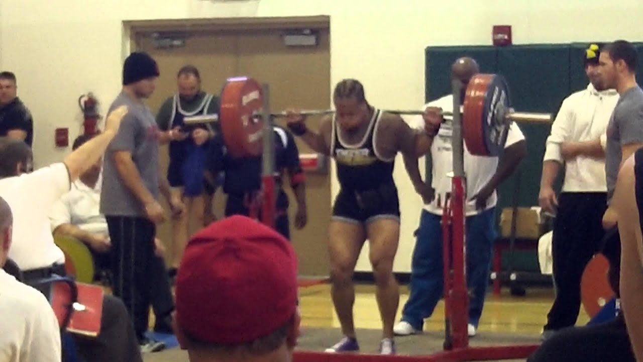 RD Caldwell Jr. Raw Drug - Free Powerlifting (Squat) - YouTube