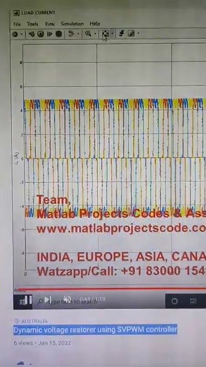 Dynamic voltage restorer using SVPWM controller - YouTube