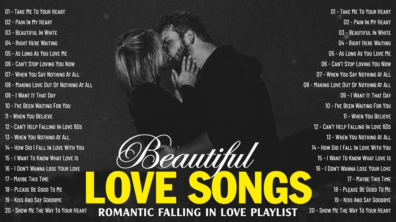 Romantic Love Songs 80's 90's with Lyrics 🎵 Most Romantic Old Wedding ...