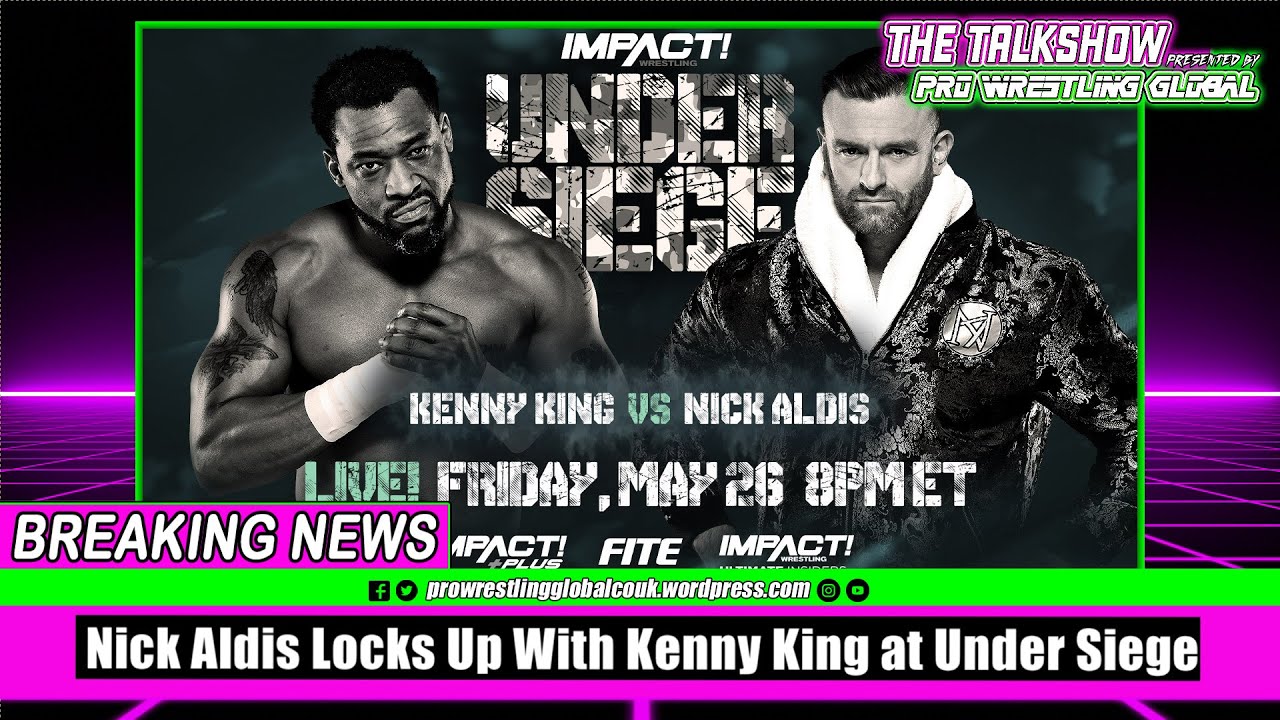 Nick Aldis Locks Up With Kenny King at Under Siege - YouTube