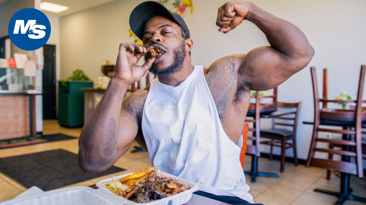 Andre Ferguson | Bulking on Jamaican Oxtail | What Bodybuilders Eat At ...