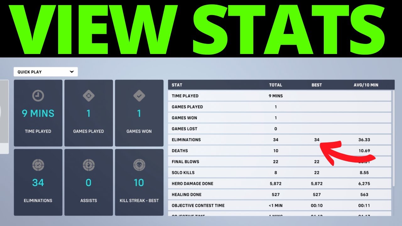 How To View Stats, Rank & Match History in Overwatch 2 - YouTube