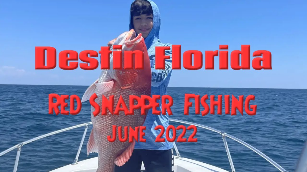 Destin, Florida Red Snapper Fishing June 4’th - 10’th 2022 - YouTube
