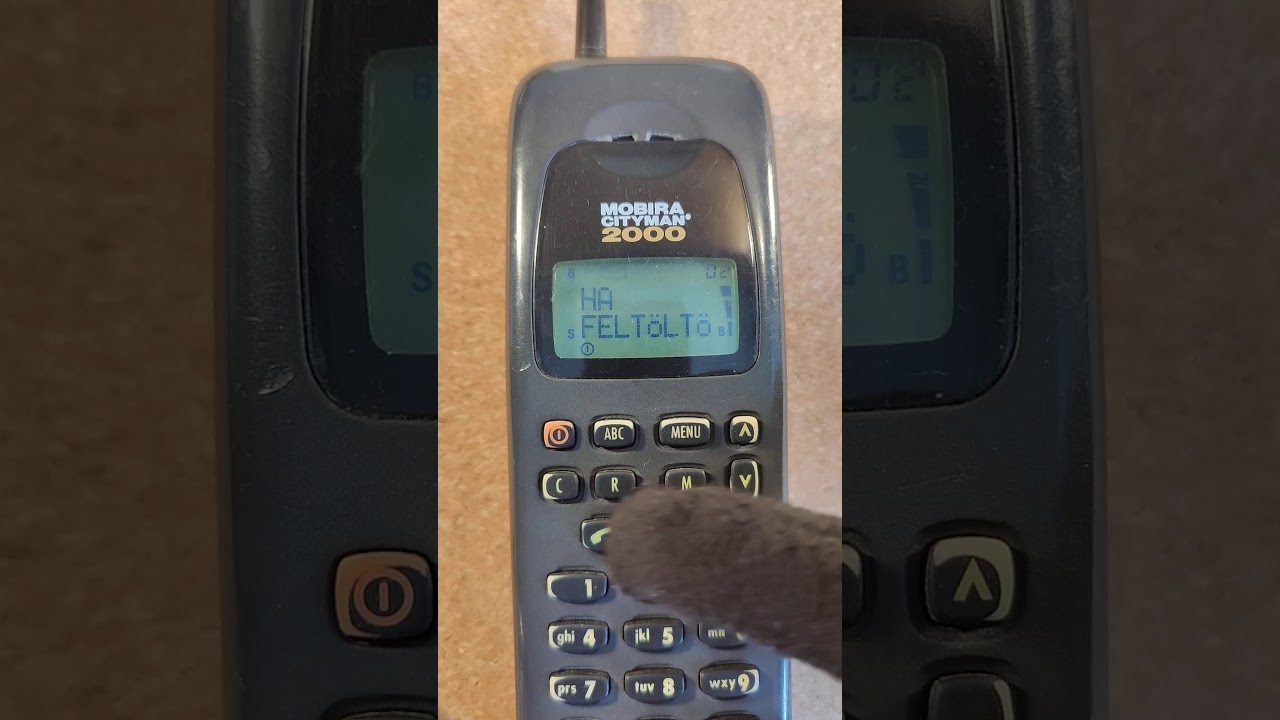 Nokia Mobira Cityman WESLTEL 900 SMS - YouTube