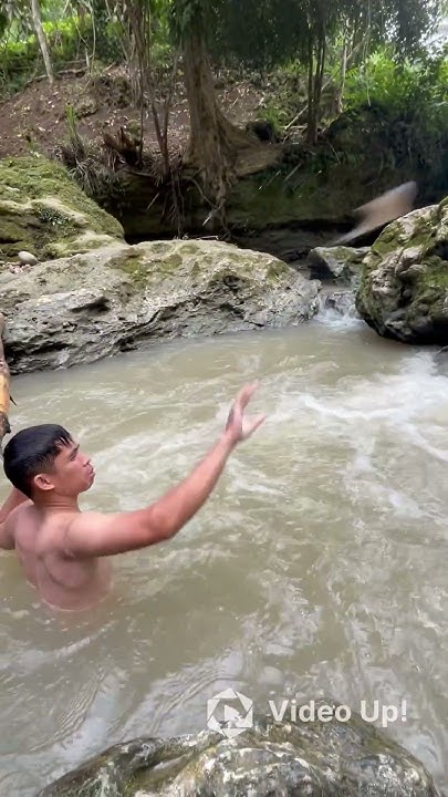 Naligo sa ilog ang mga bata at ang saya pa mga #uniteam - YouTube