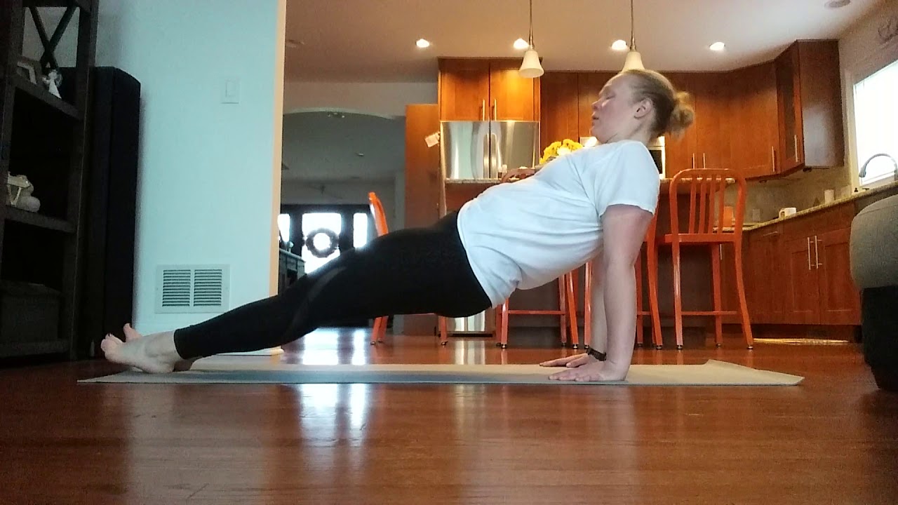 Day 53: Reverse Plank w/ Leg Pull - YouTube