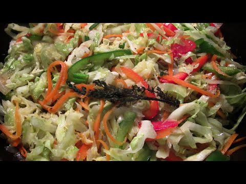 How To Cook Cabbage Jamaican Style - YouTube
