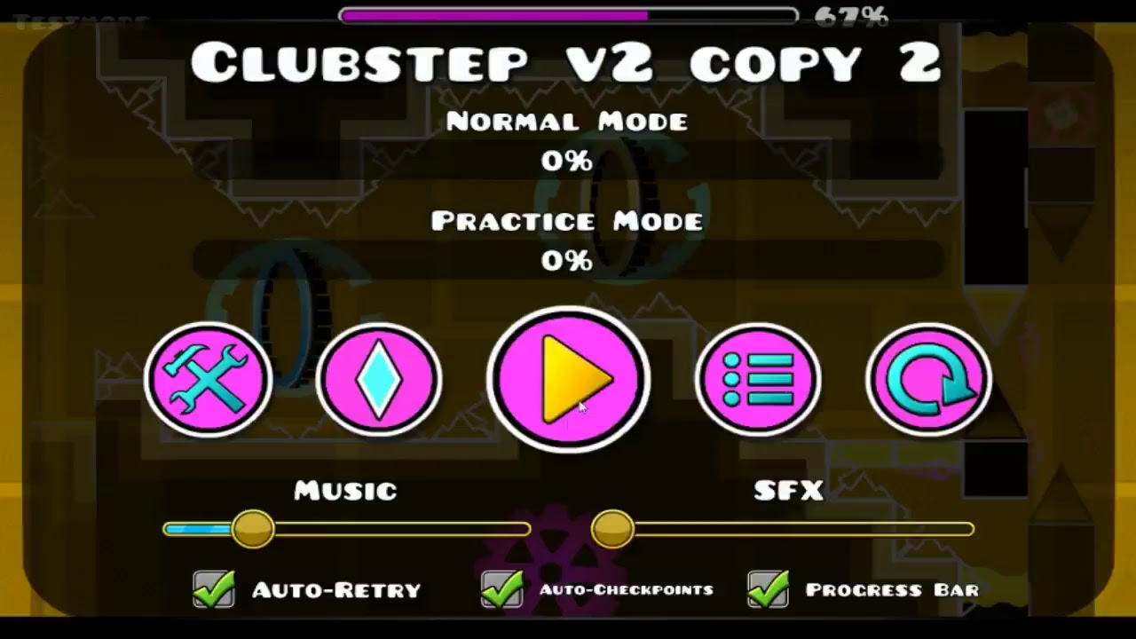 Geometry Dash Clubstep v2 (98%x2) - YouTube