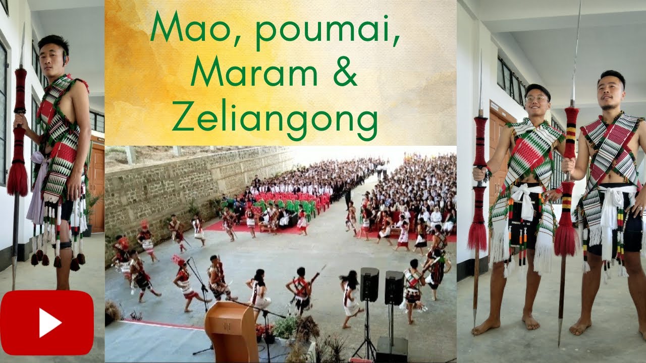 Mixed cultural dance //poumai, Mao, Maram & Zeliangrong( Naga)// St ...