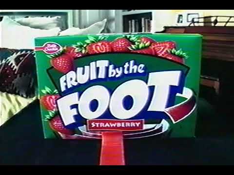 Fruit by the Foot Commercial (2001) - YouTube
