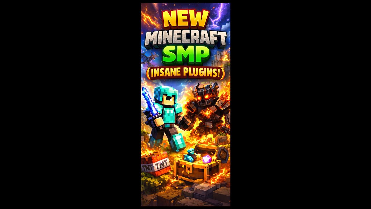 New MineCraft SMP ( Insane Plugins ) | #minecraftlive #shortslive - YouTube