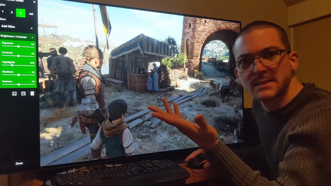 Plague Tale HDR fixed with Nvidia feature. Solving Washed out colors ...