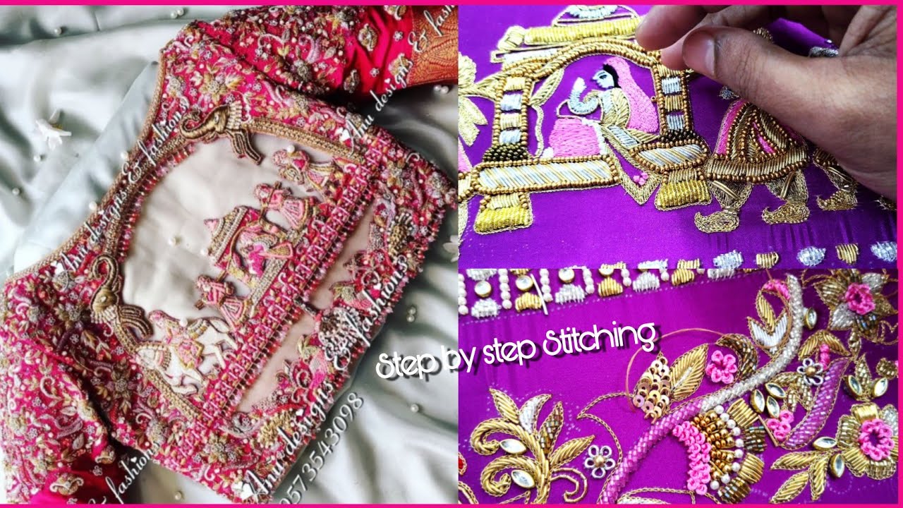 PALLAKI DESIGNS || Wedding BLOUSE Model || Stitching Step By Step ...