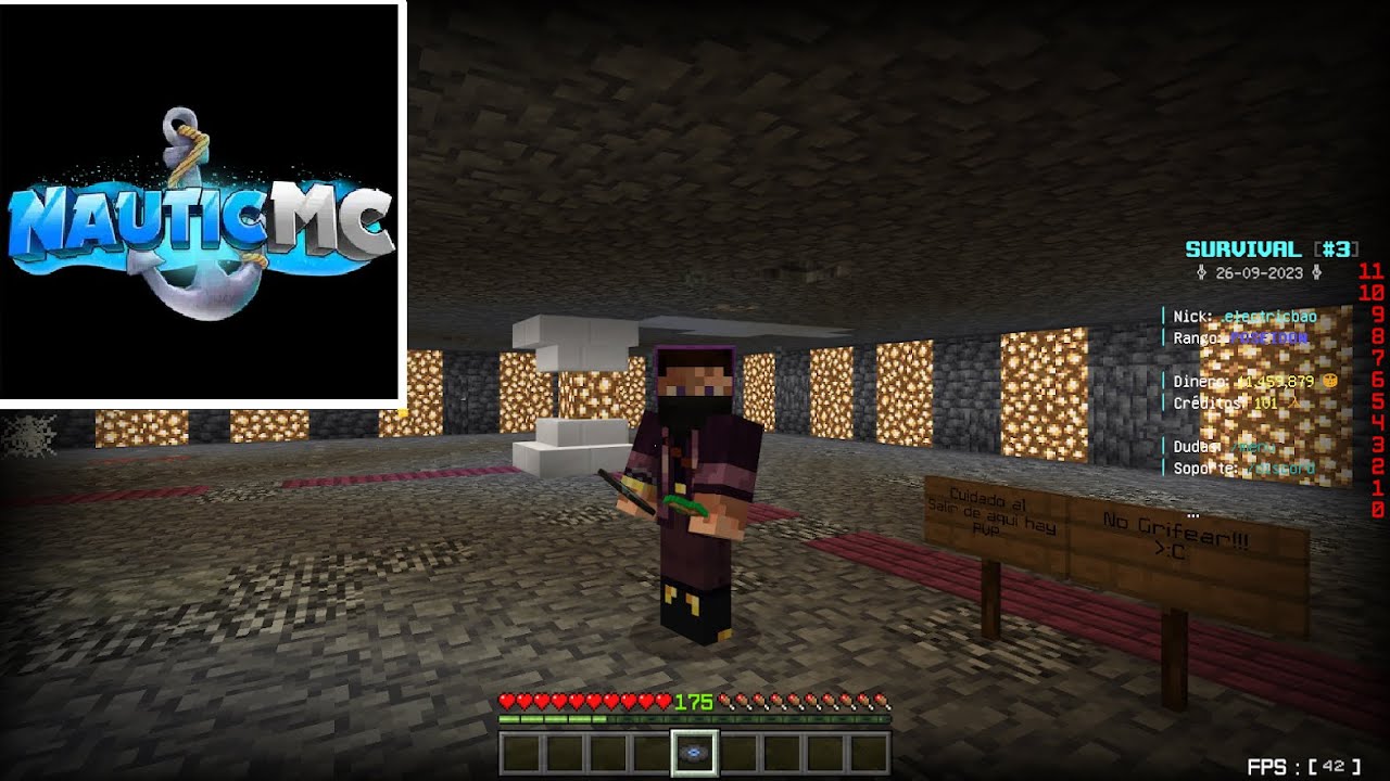Jugando NauticMC Bedrock #1 - YouTube