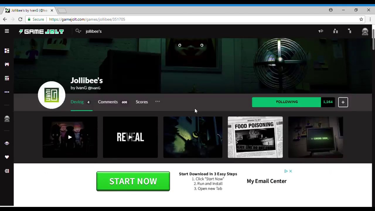 Jollibee's GameJolt Page Analysis - YouTube