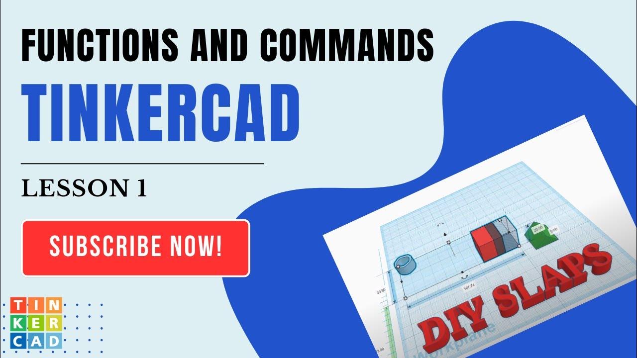 Tinkercad Lesson 1 Understanding The Interface Youtube