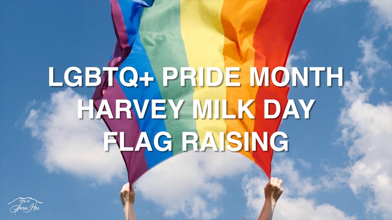 LGBTQ+ Pride Month and Harvey Milk Day Flag Raising 05 22 23 - YouTube