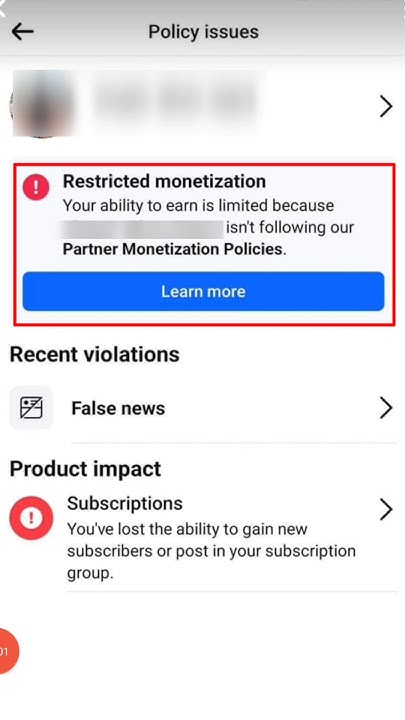 Restricted monetization problem kaise solve kare Facebook #facebook #settings - YouTube