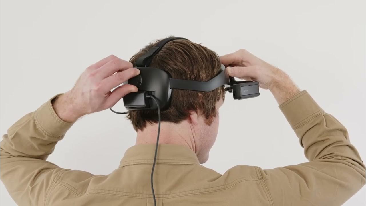 Moverio BT-45 Series - how to attach to the headband - YouTube