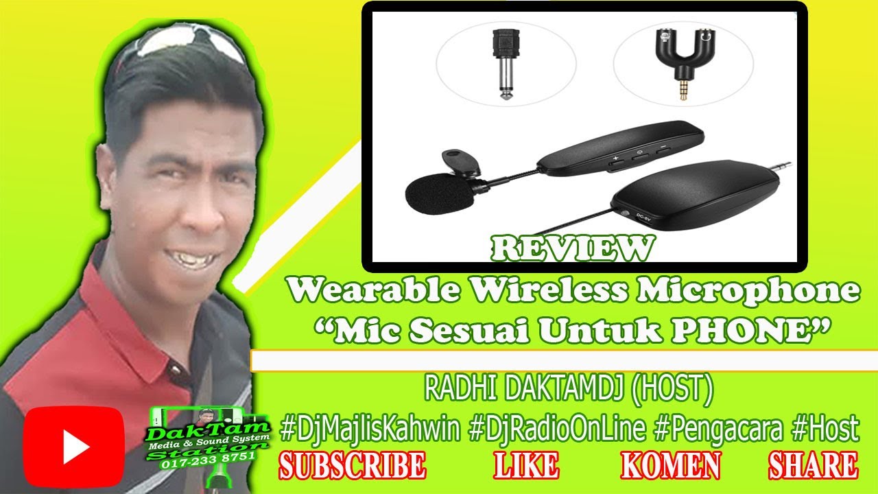 Wearable Wireless Microphone - Live Mic Phone - YouTube