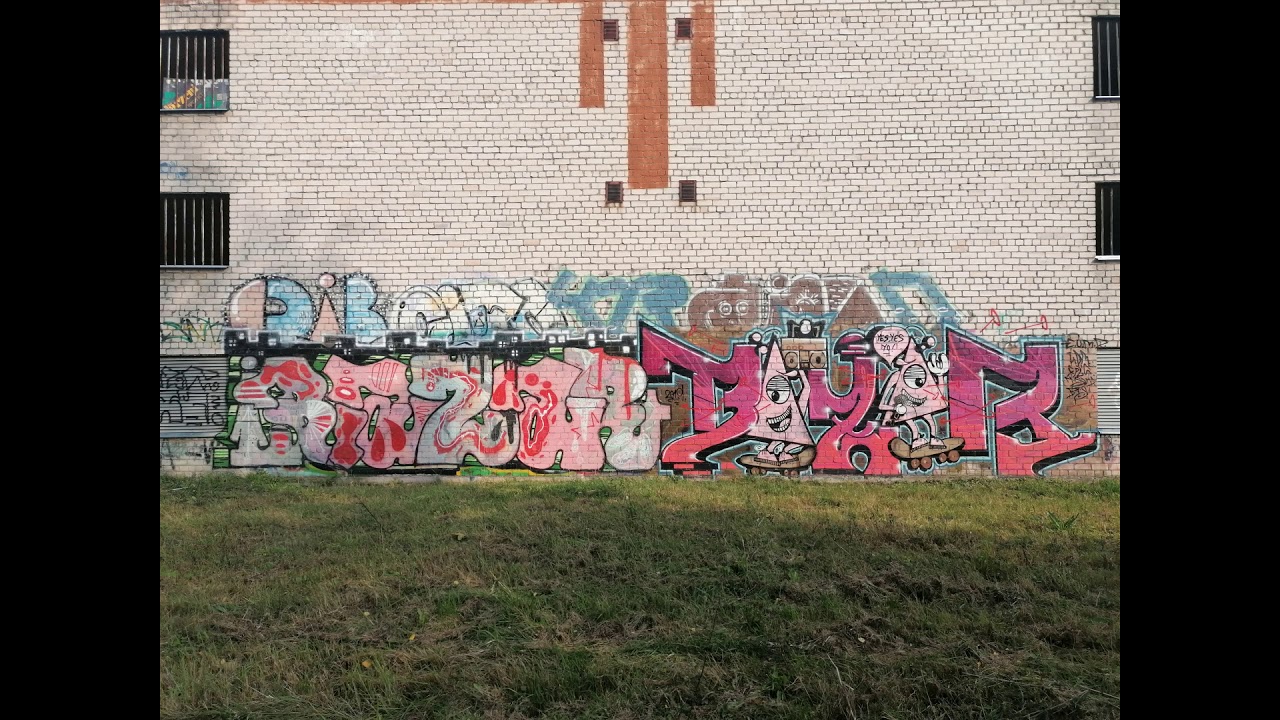 Riga graffiti 79 Dreiliņi part 1. Рижское граффити 79 Дрейлини часть 1 ...