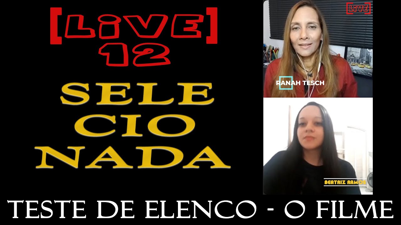 LIVE 12 com a querida atriz Beatriz Ramos - YouTube