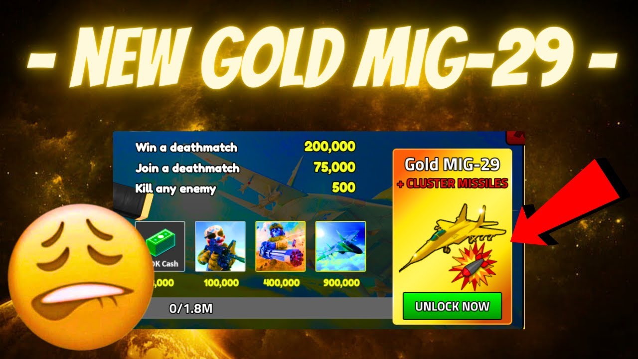 NEW GOLD MIG-29 UPDATE COMING TO MILITARY TYCOON ON ROBLOX - YouTube