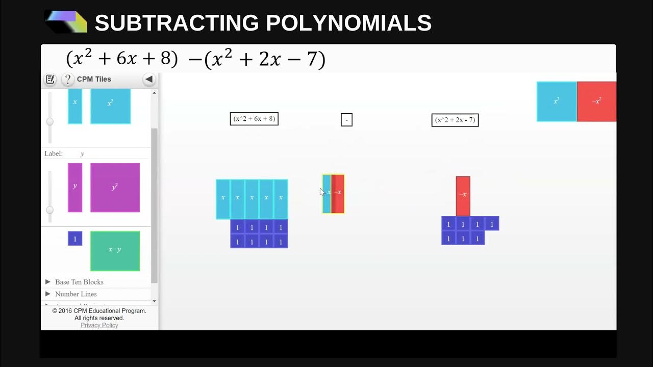 Adding, Subtracting Multiplying, and Factoring Polynomials using ...