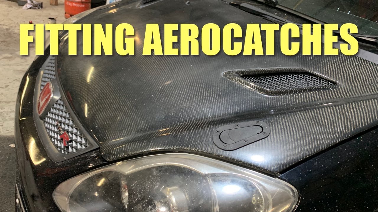 EP3 Type R Fitting Aerocatches To The Bonnet - YouTube