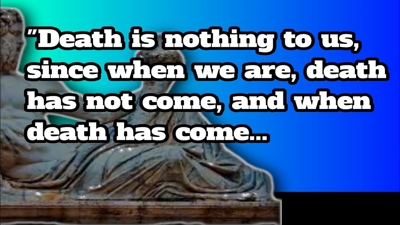 Stoic Quotes On Death (@quotesjustfound) - YouTube