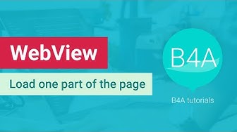 Easy Way! Create Web browser android app (b4a Tutorial) - YouTube